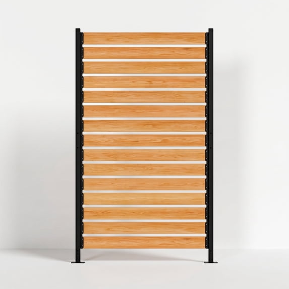 ABORON 38" W x 73" H Privacy Screen Fence, Outdoor Enclosed Fence ...