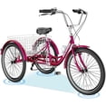 ABORON Adult Tricycle,3 Wheel Bike Adults,Three Wheels Cruiser Bike 16 ...