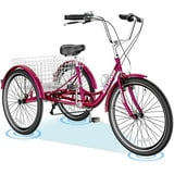 ABORON Adult Tricycle,3 Wheel Bike Adults,Three Wheels Cruiser Bike 16 ...