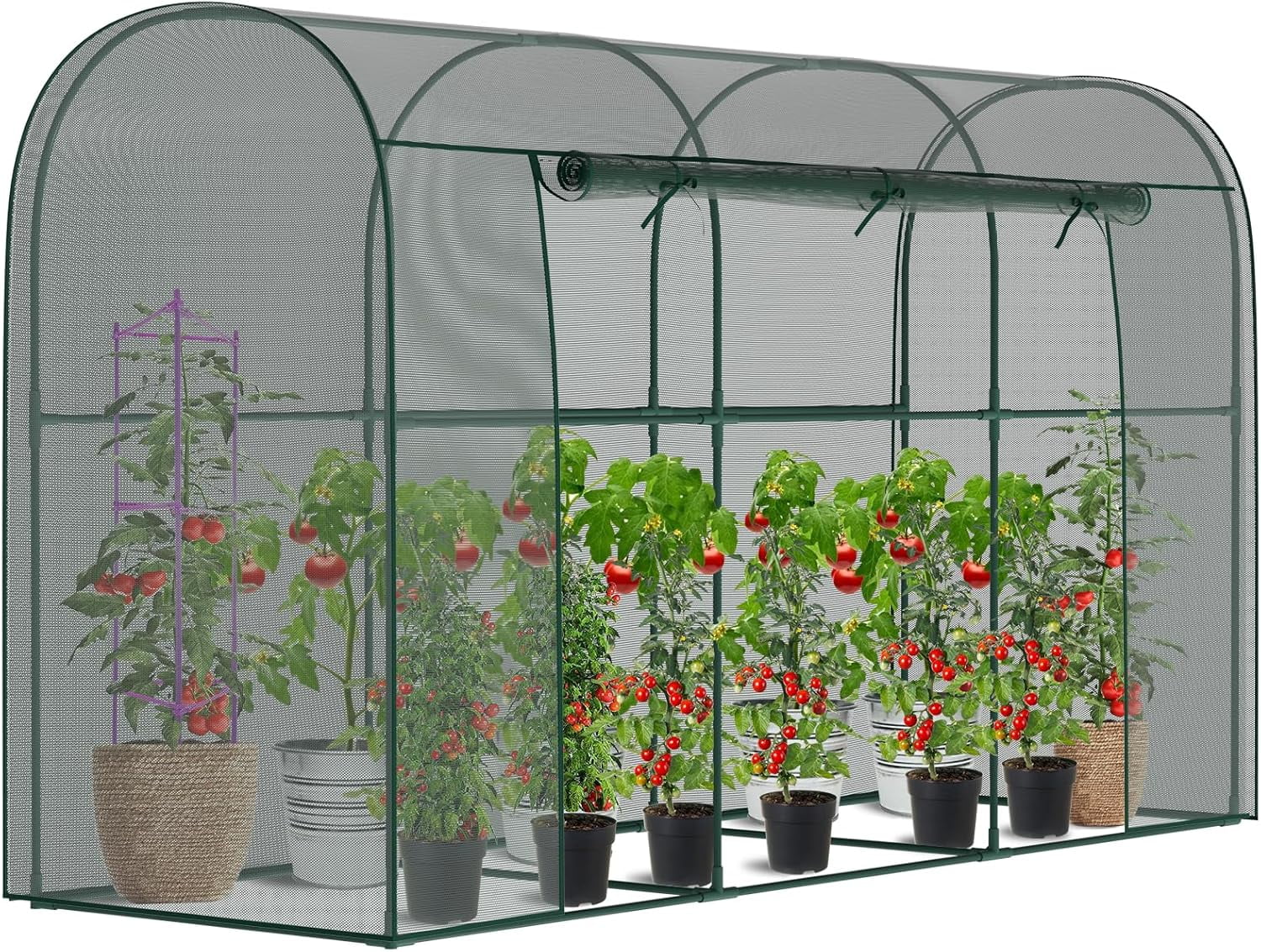 ABORON Crop Cages for Garden Plant, 118.1"H x 39.4"W x 71"H Raised ...