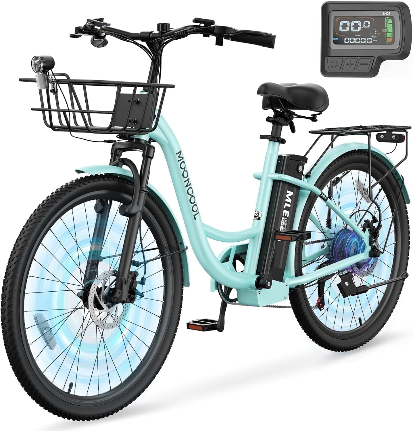 ABORON Electric Bike for Adults with 700W Peak Motor, City Commuter ...