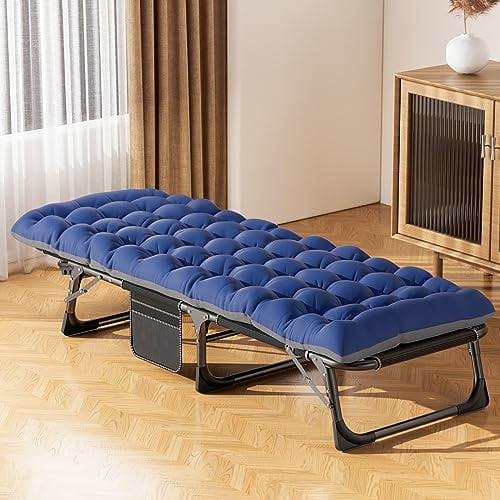 ABORON Foldable Camping Cots for Adults, Double Layer 1200D 500lb ...