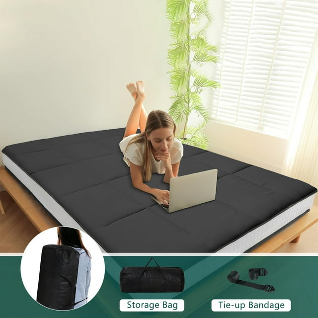Aboron Japanese Floor Mattress Futon Mattress Thicken Tatami Mat