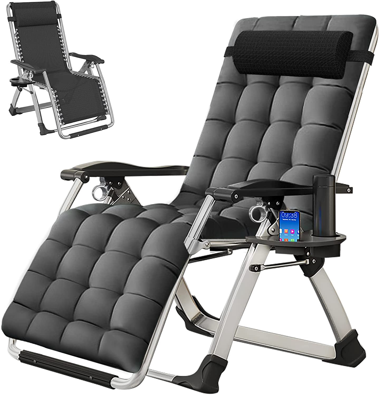 ABORON Living Room Chairs, Folding Zero Gravity Chair for Living Room ...