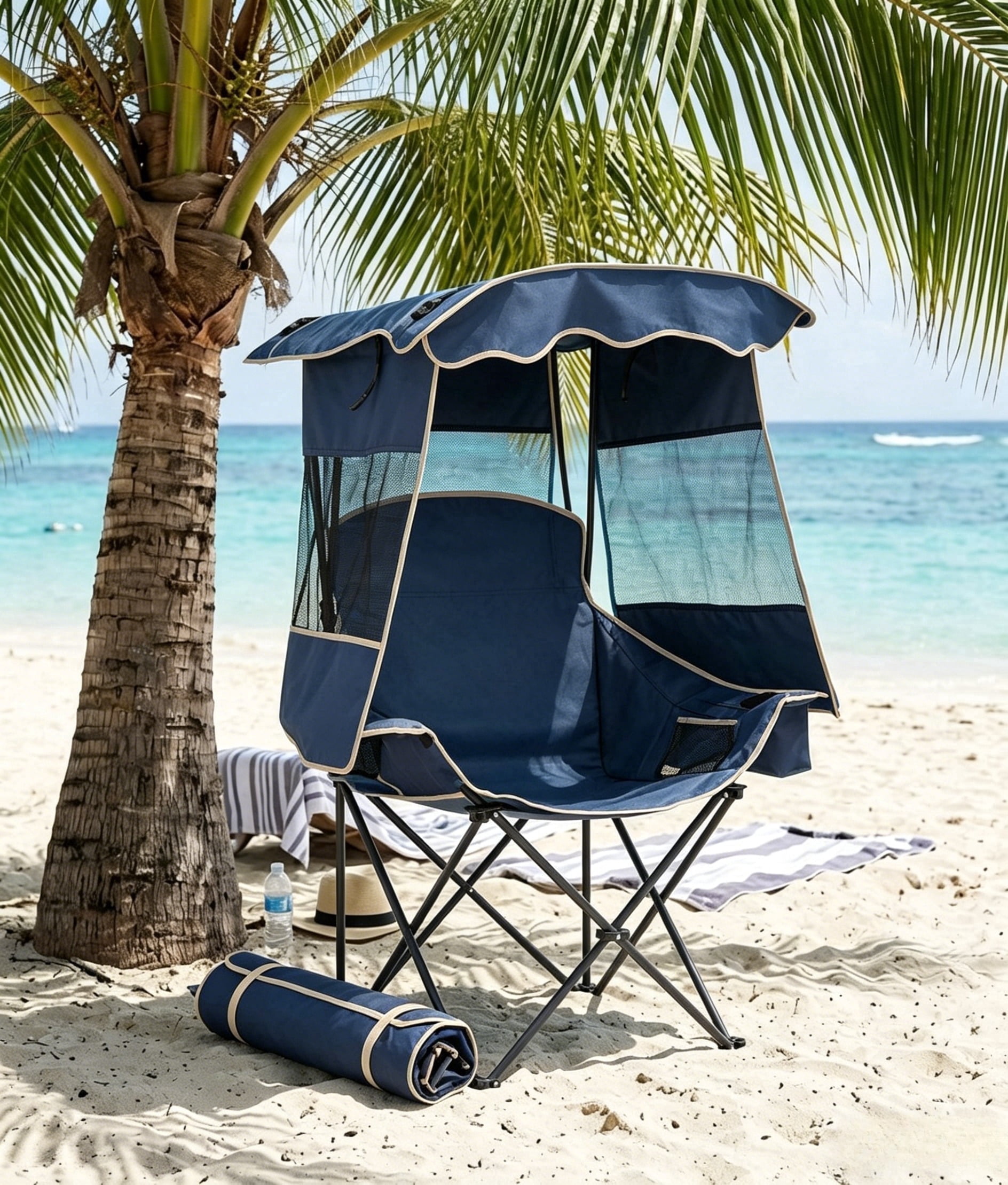 ABORON Portable Heated Camping Chair, 3 Heat Levels, USB-Powered ...