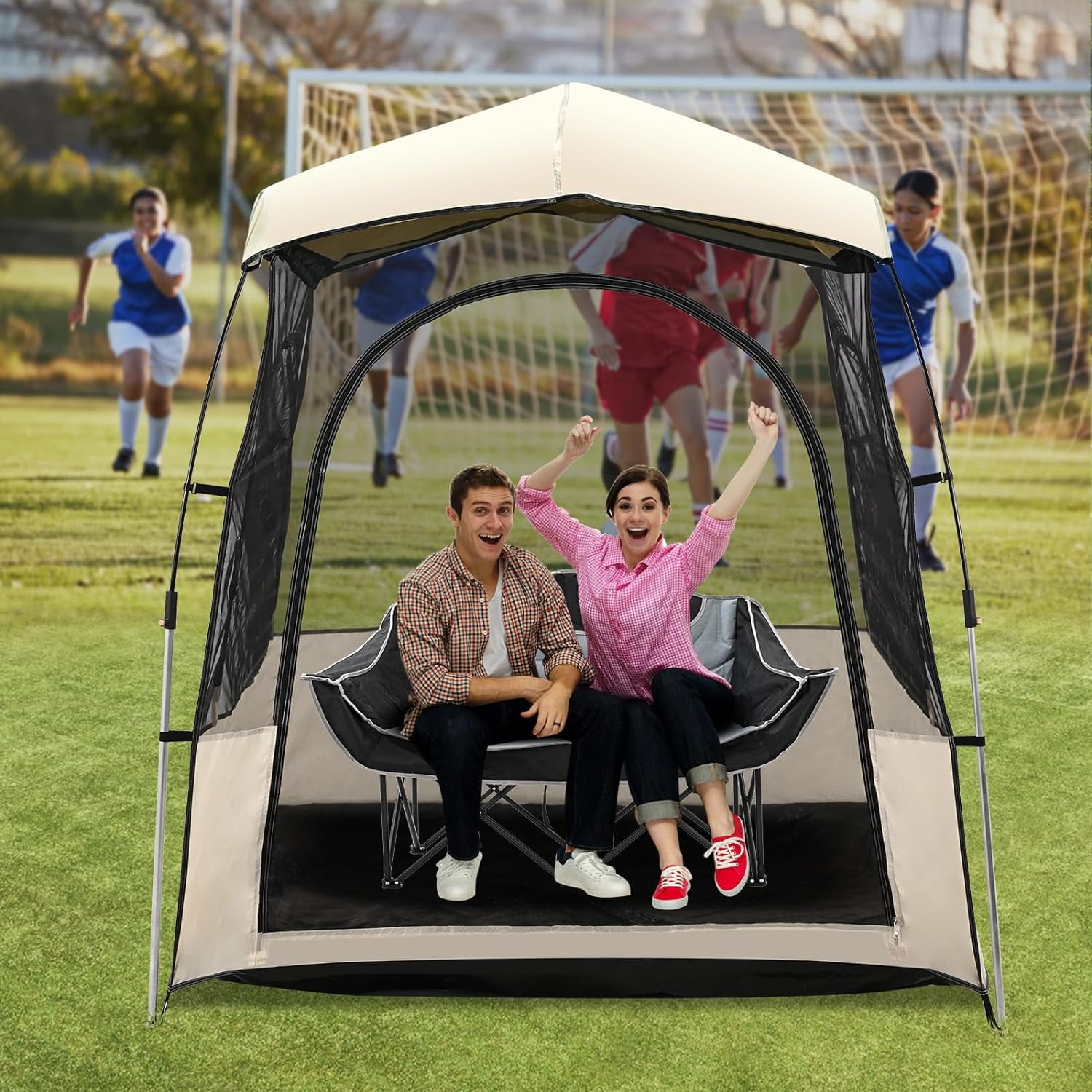 ABORON Sports Tent for 2 People, Outdoor Instant Tent Shelter Pop Up ...