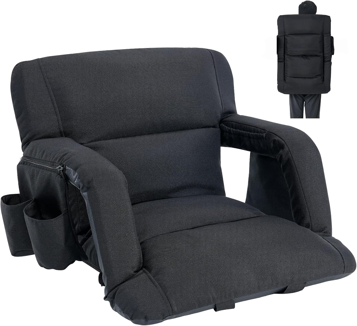 ABORON Stadium Seats for Bleachers with Back Support Wide 21 Inch ...