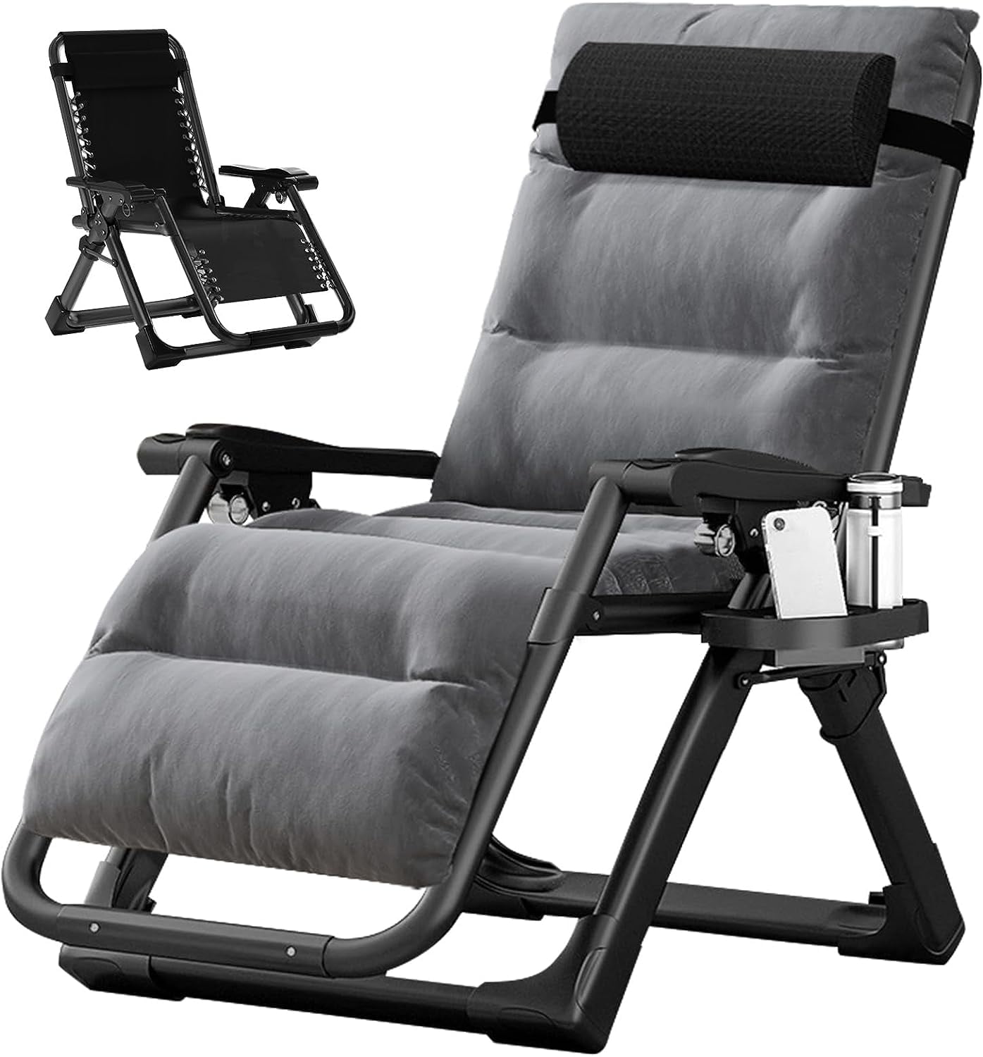 Aboron Zero Gravity Chair Zero Gravity Lounge Chair With Removable Cushionheadrestcup Holder