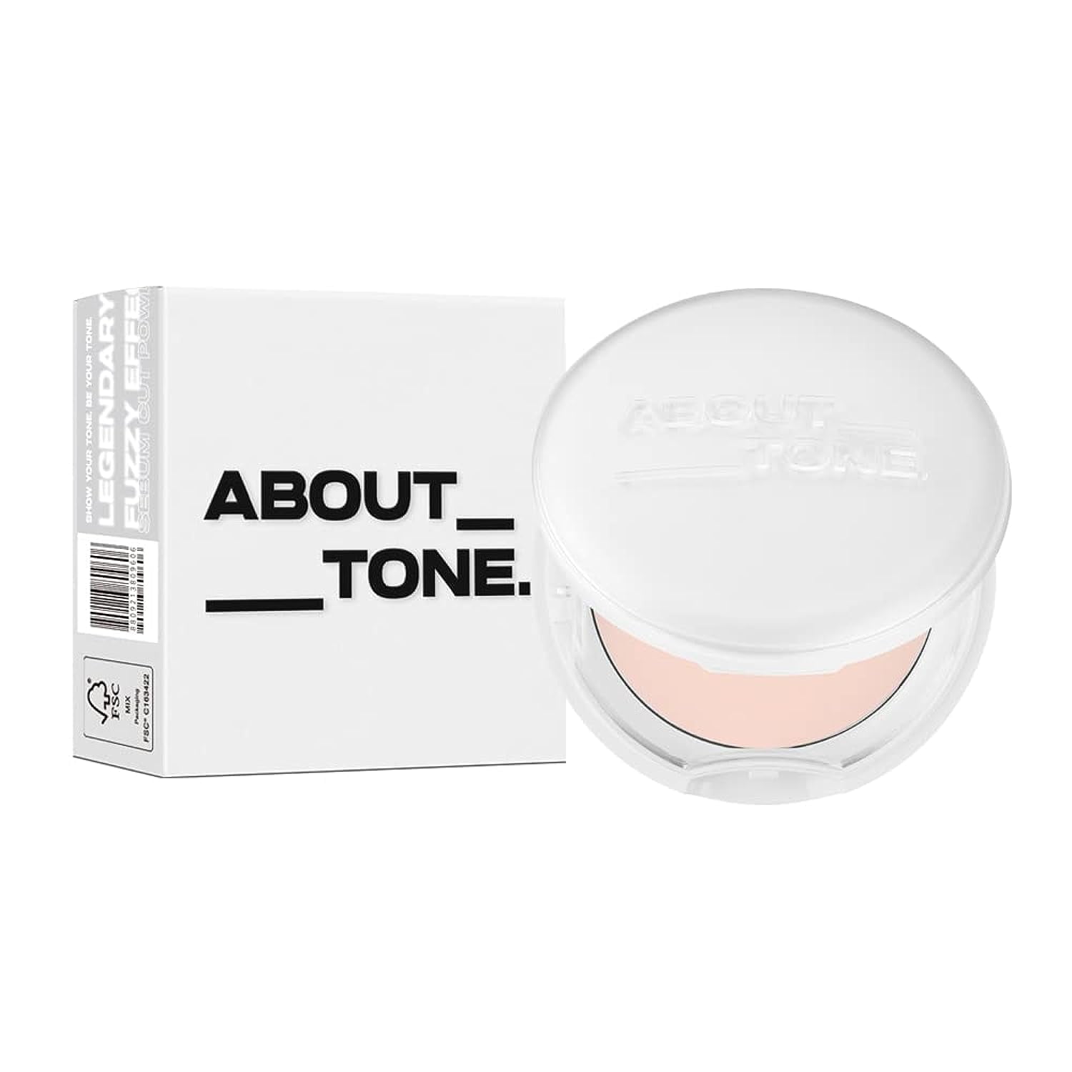 ABOUT TONE Sebum Cut Powder Pact, Makeup Setting Powder with Mirror and ...