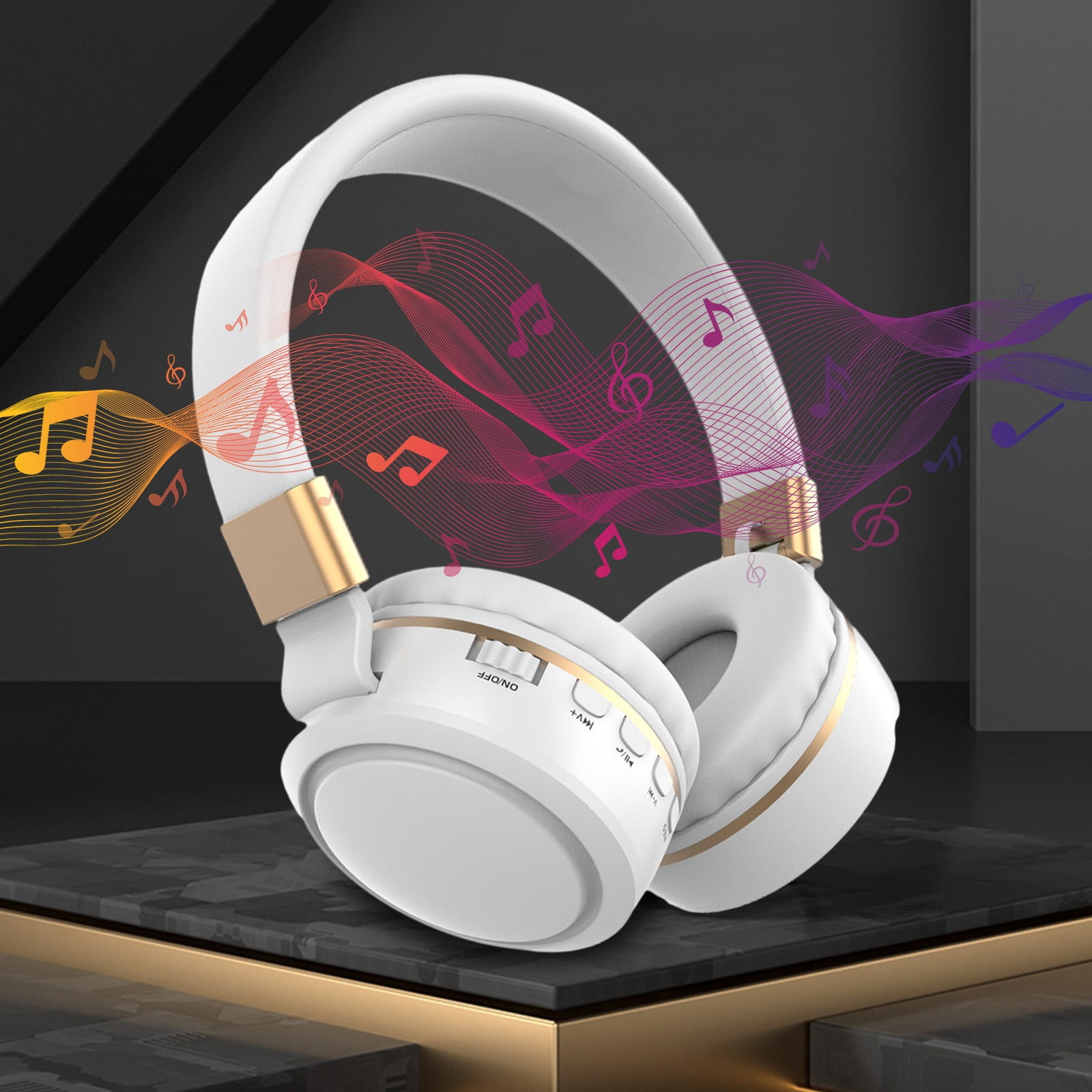 ABOUTYES Kids Bluetooth Headphones, Wireless Headphones with HD ANC ...