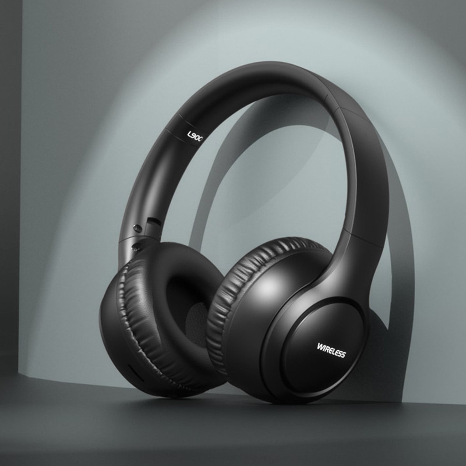 ABOUTYES Wireless Headset with Mic, Bluetooth 5.3 Mono Computer ...
