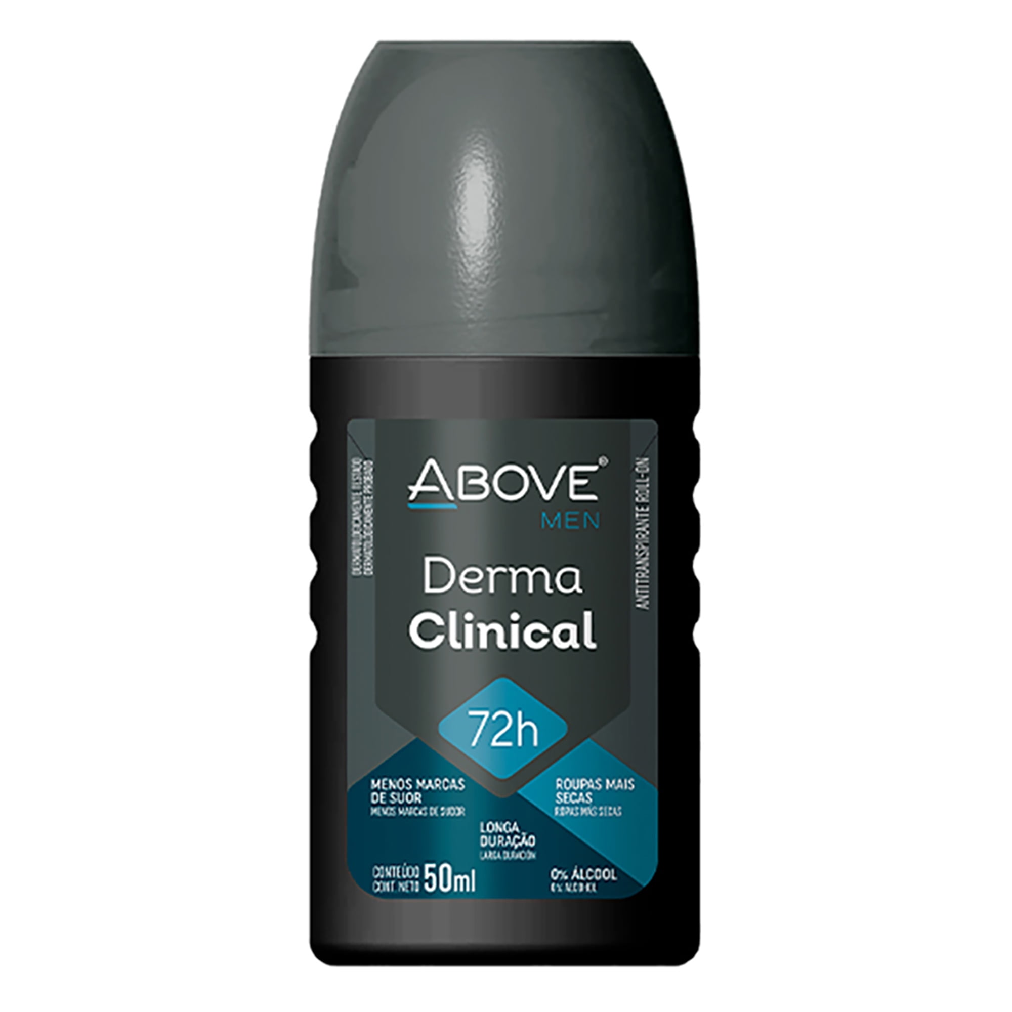 ABOVE Derma-Clinical Men, 72 Hour Roll-On Deodorant, 1.7 oz - Walmart.com