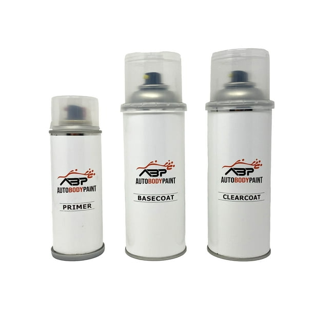 ABP Repair Paint 12 Oz Basecoat, Clearcoat (1K) and Primer (1K ...