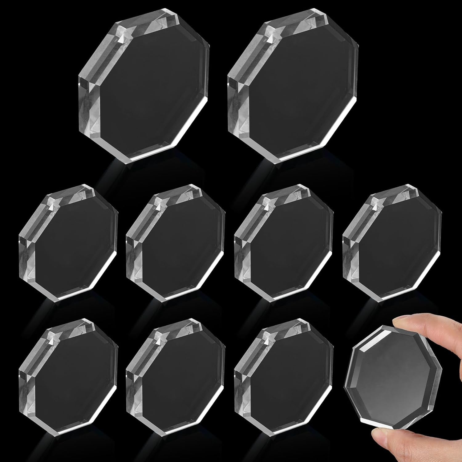 ABPETE 10 Pcs Glass Fabric Sewing Weights, Glass Pattern Weights for ...