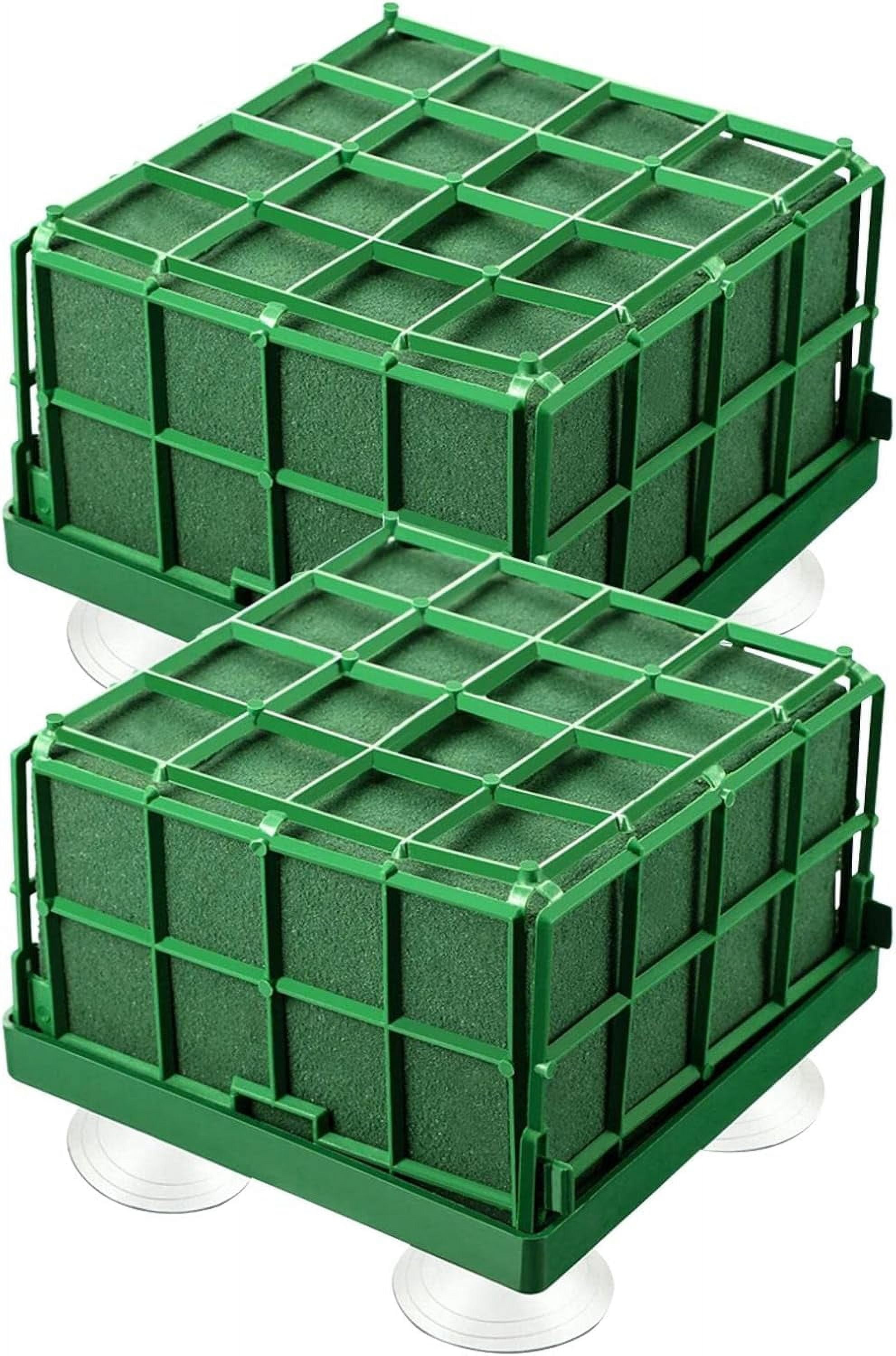 ABPETE 2 Floral Foam Cage with Suction Cups for Flower Arrangements ...
