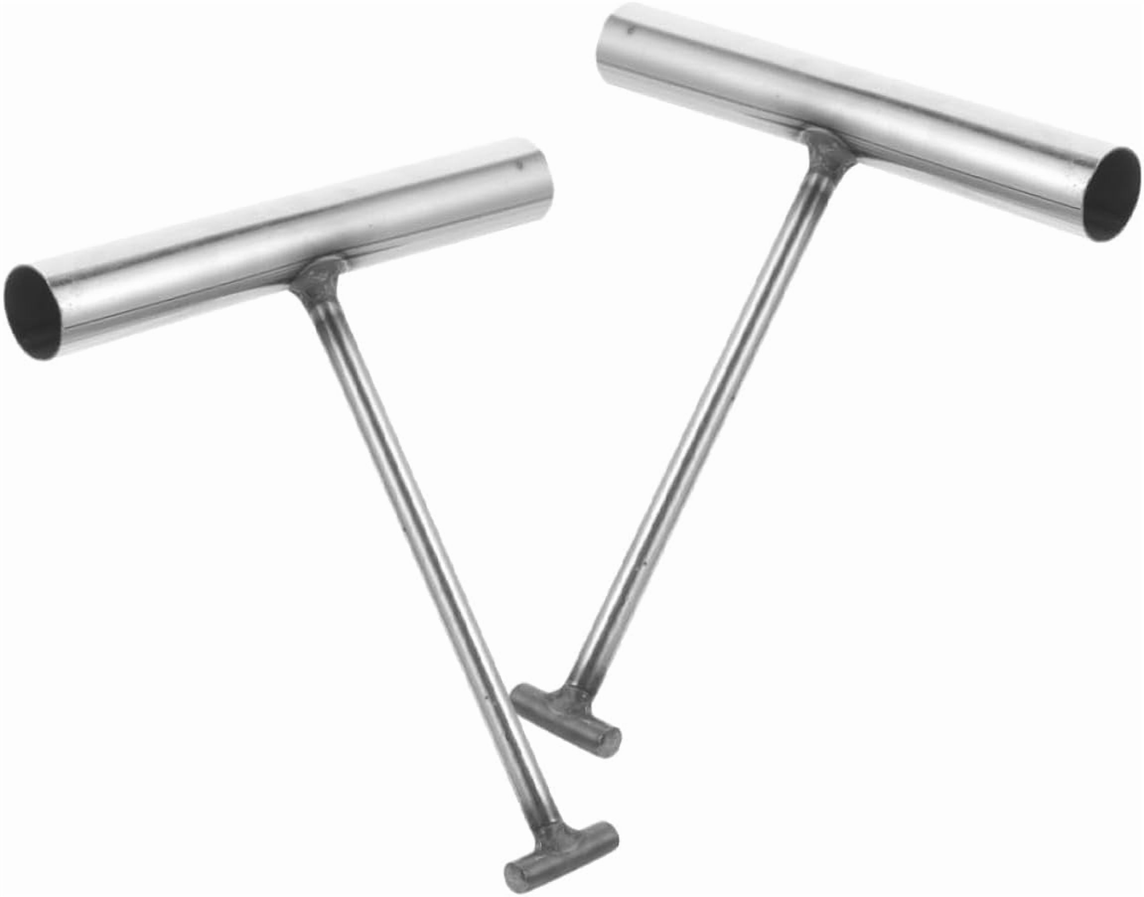 ABPETE 2PCS Heavy Duty T-Shaped Manhole Hook for Lifting Manhole Covers ...