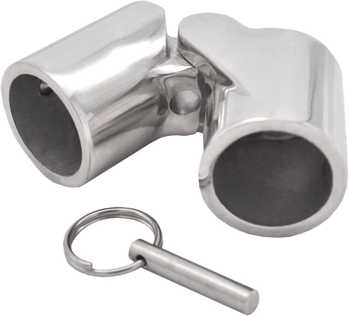ABPETE 316SS Marine Grade Boat Pipe Connector 7/8inch (22mm) O.D.Tube ...