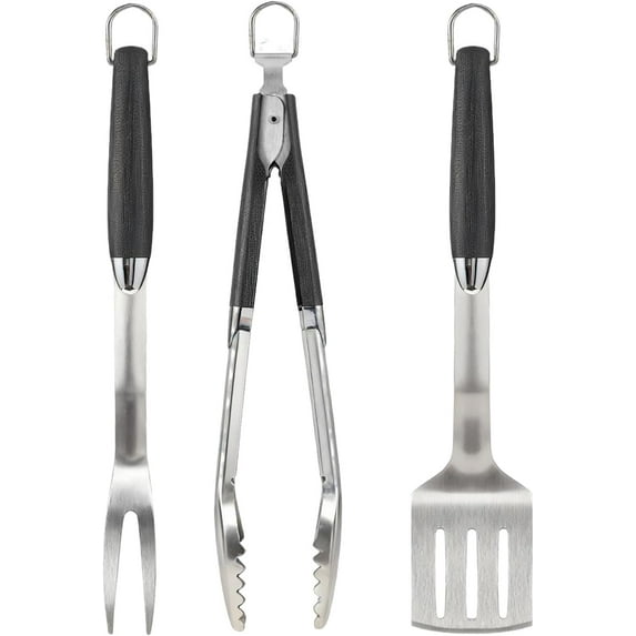 ABPETE BBQ Grill Tools Set Birthday Gifts for Men 3-Piece Stainless ...