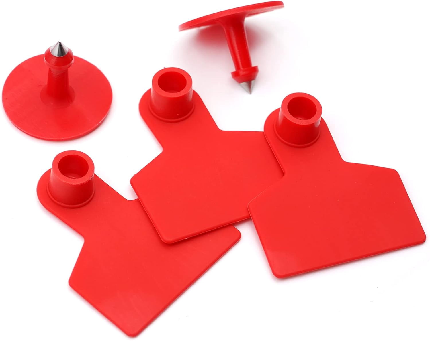 ABPETE Blank Ear Tags 100 Pieces Livestock Ear Tags Blank Livestock ...