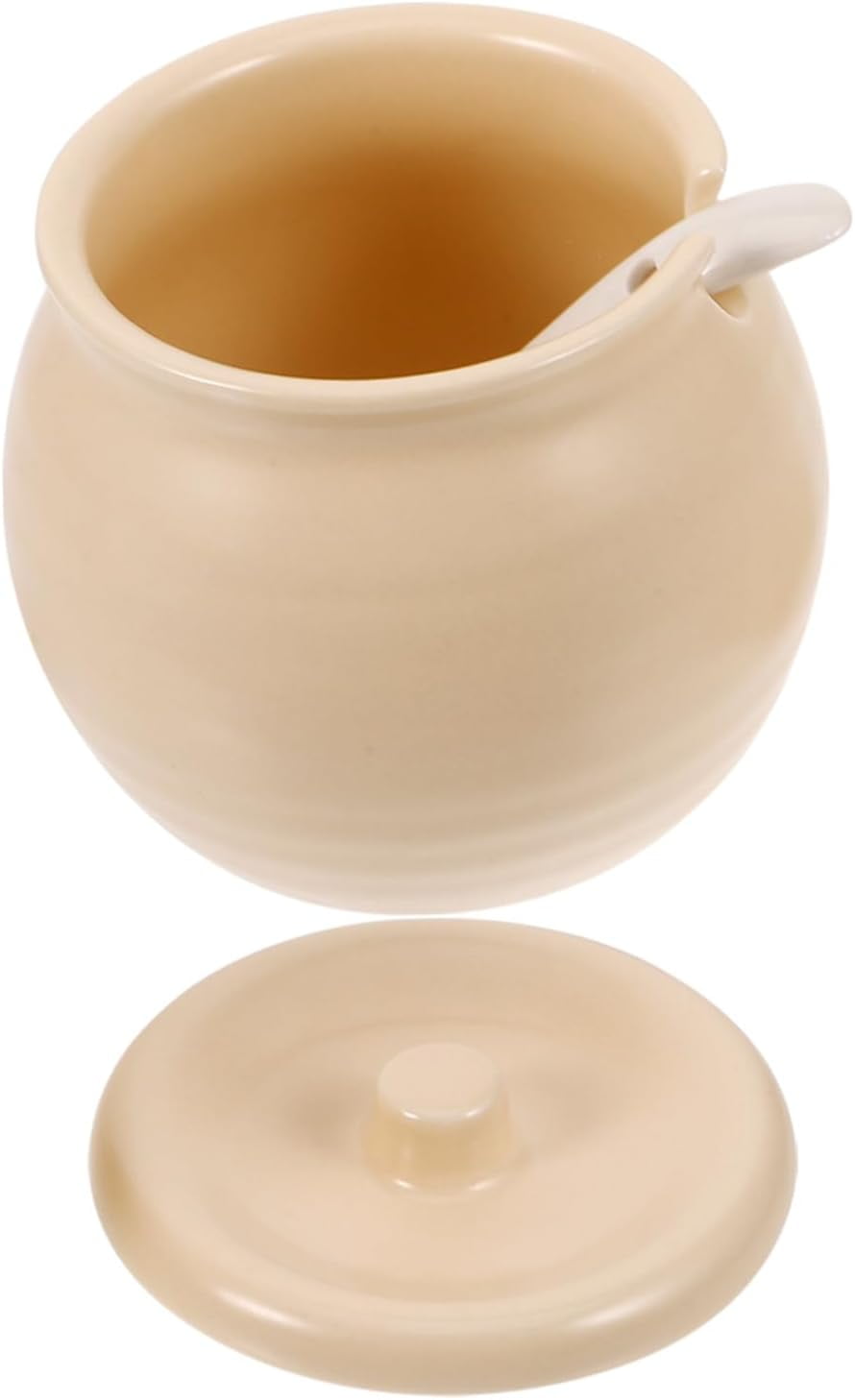 ABPETE Ceramic Canister,Sugar Jar & Grease Pot,Farmhouse Countertop ...
