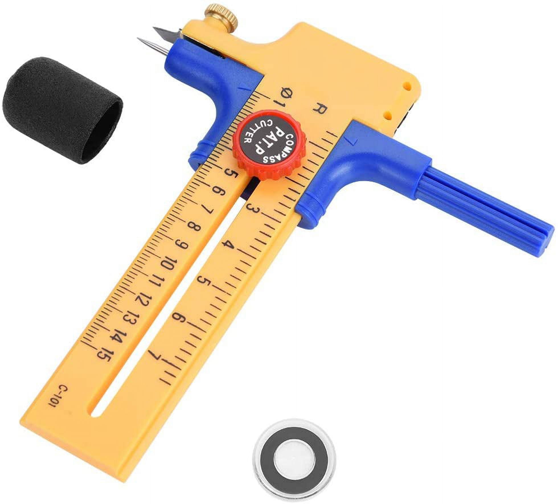ABPETE Circle Cutter Rotary Paper Trimmer Foam Core Round Draw Picture ...
