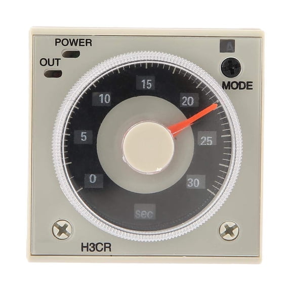 ABPETE Delay Timer Relay, H3CR-A Delay Timer Relay 0.5S-300H Knob ...