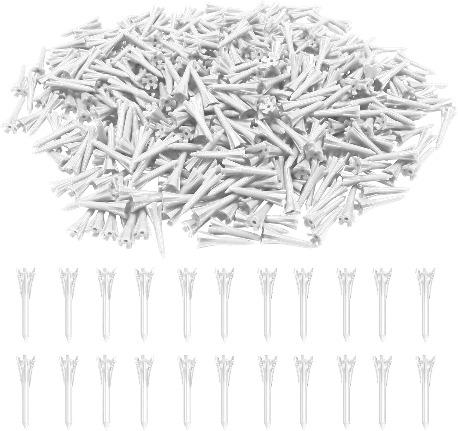 ABPETE Golf Tees Plastic 1 1/2 inch Value 300 Pack, Upgrade More ...