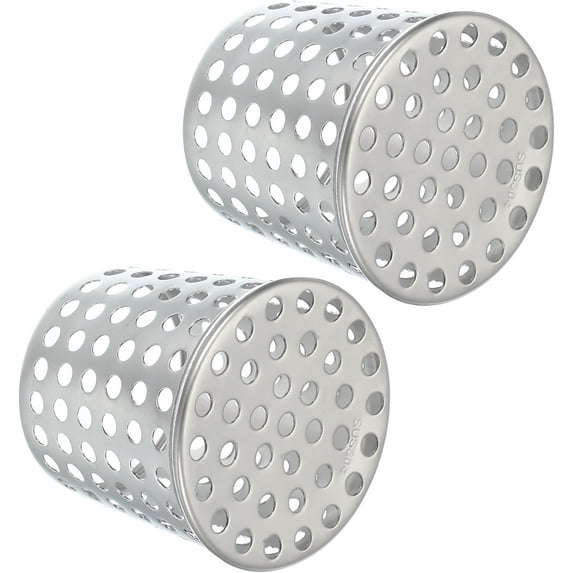 ABPETE Gutter Guard Filter 2.5"-2", 2 Pcs PVC Termination Cap Mesh ...