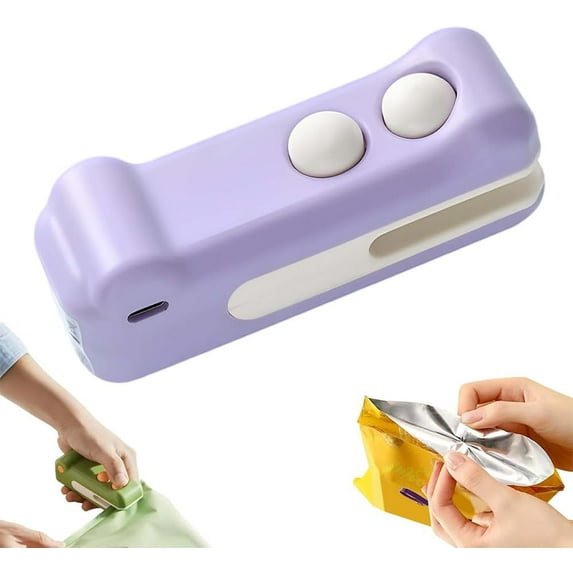 ABPETE Hush Clamp,Rechargeable Mini Sealer, Compact Home Snack Sealing ...