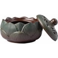 ABPETE Lotus Incense Burner & Cone Holder,Ceramic Incense Burner Set ...