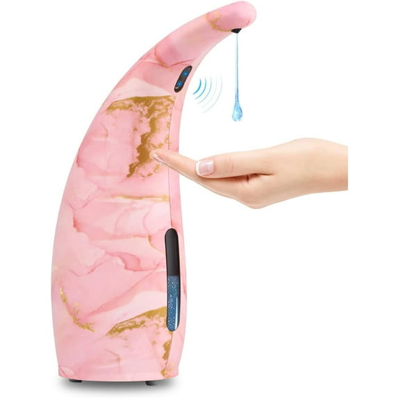 ABPETE Pink Soap Dispenser, 10.25 Oz Touchless, IP65 Waterproof, Auto ...