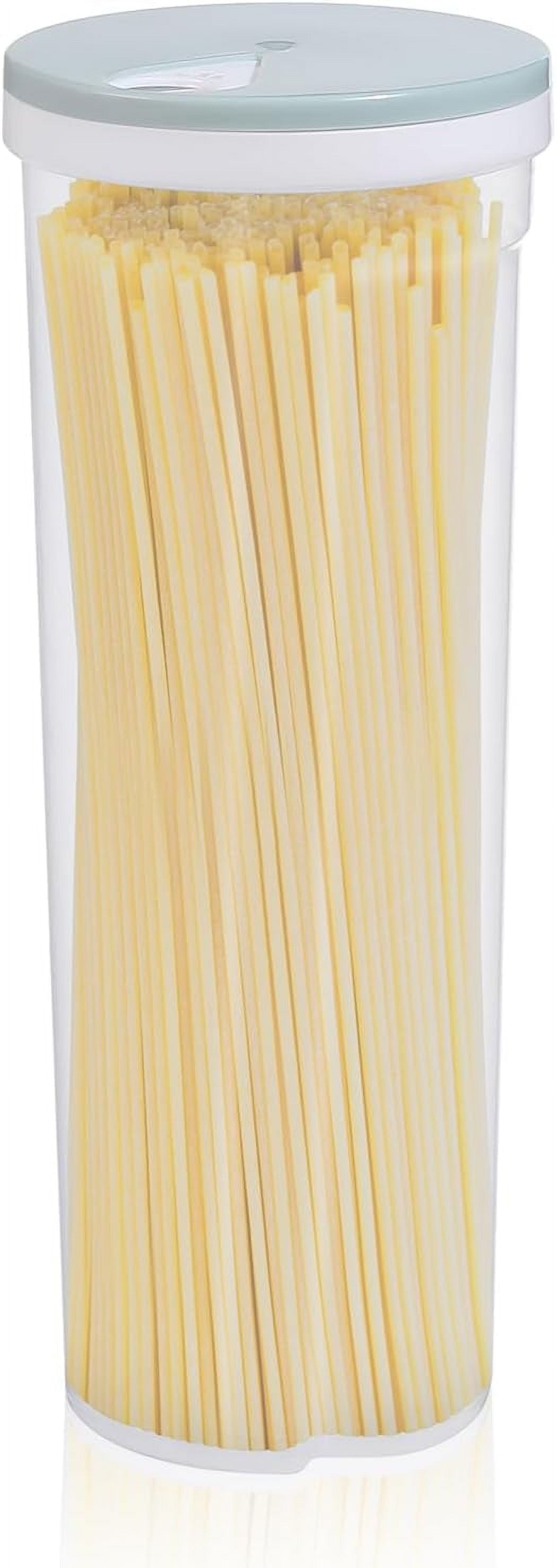 ABPETE Plastic Tall Food Storage Spaghetti Noodle Pasta Container with ...
