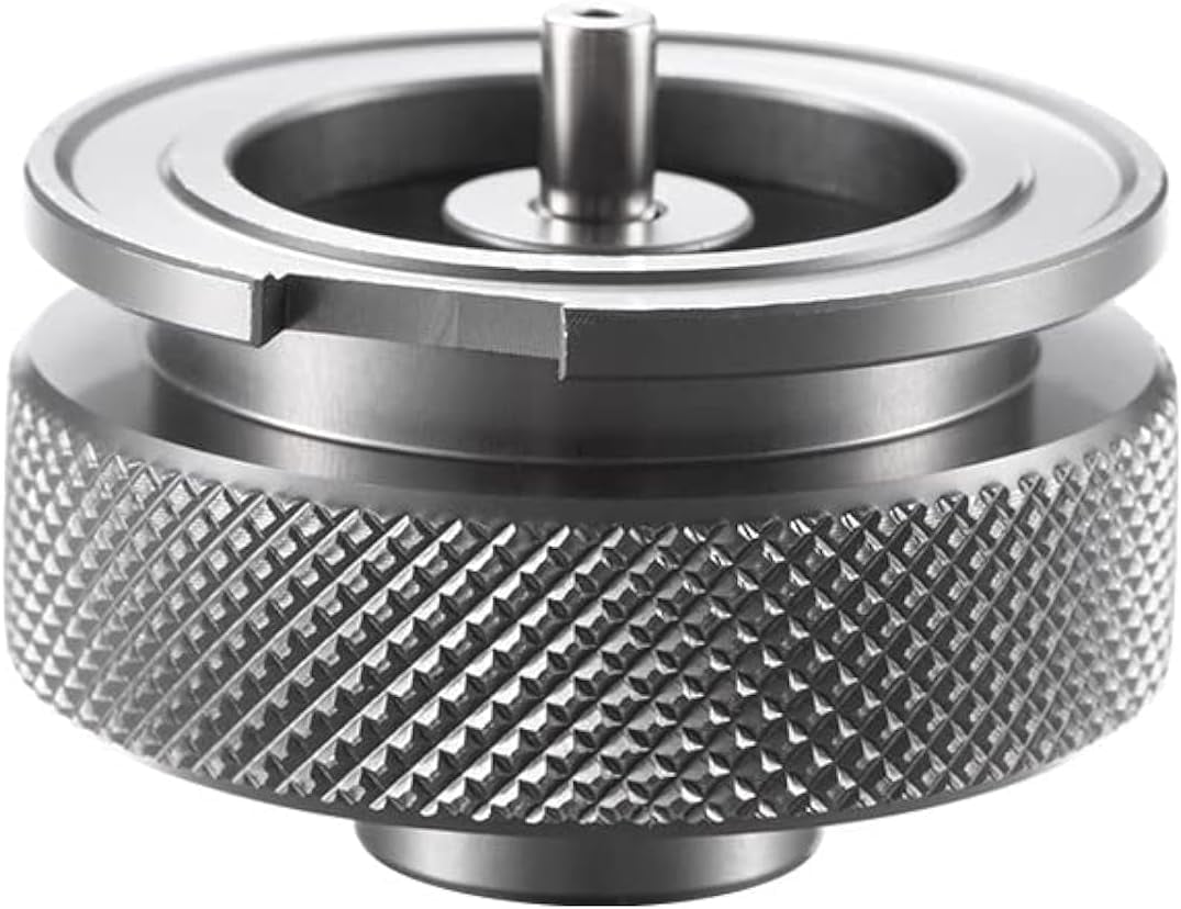 ABPETE Portable Butane Gas Stove Adapter, Input: Screw-On Gas Tank ...