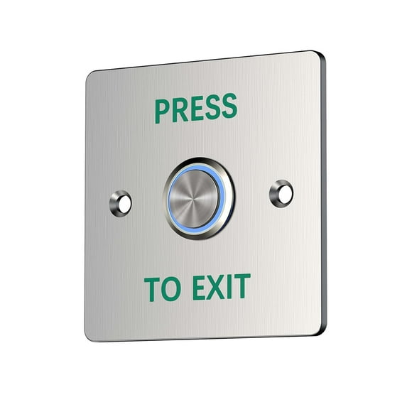 ABPETE Push to Exit Button IP67 Waterproof Stainless Steel with LED ...