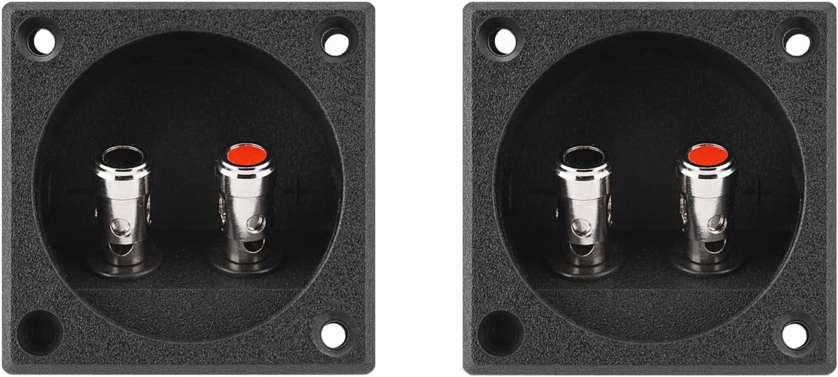 ABPETE Speakers Terminal Post Boxes, Push Spring Type 2 Binding Post ...