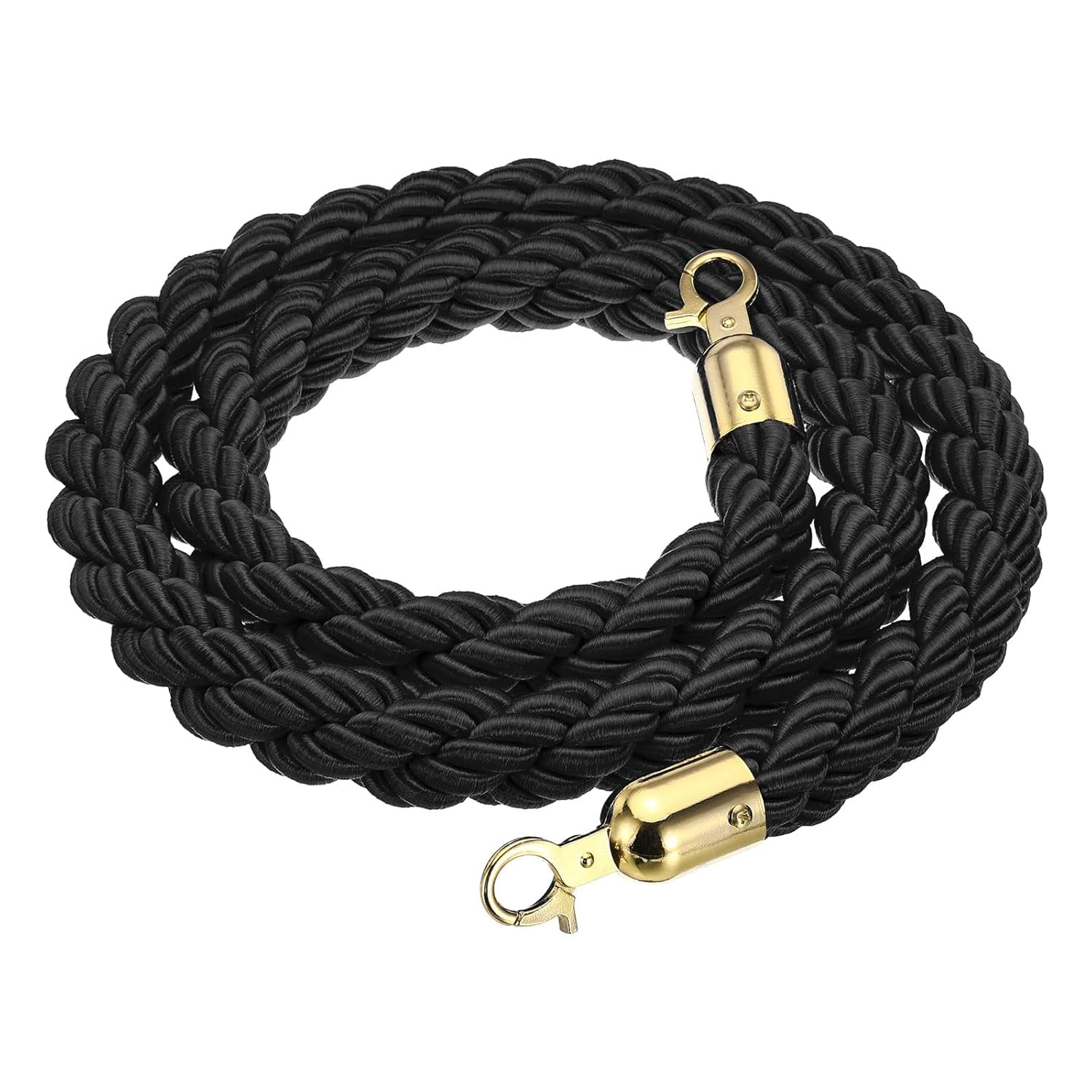 ABPETE Stanchion Rope, 1.5m/5Ft Barrier Rope Twisted Post Ropes with ...