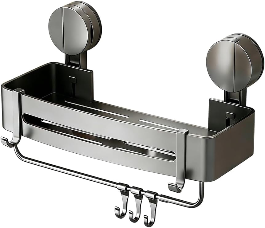 ABPETE Triangle Suction Cup Corner Shelves No Drilling Bathroom Storage ...