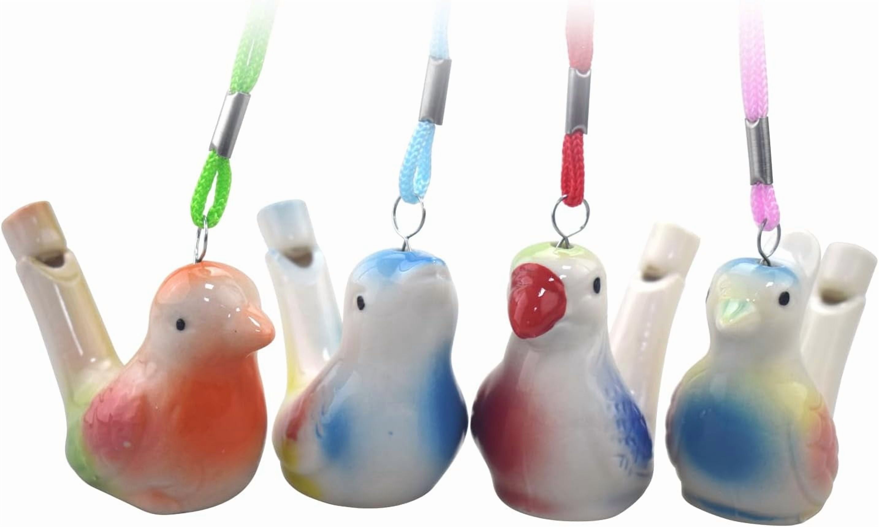 ABPETE bird whistle,4PCS Water Bird Whistle Toys of Ceramic with ...