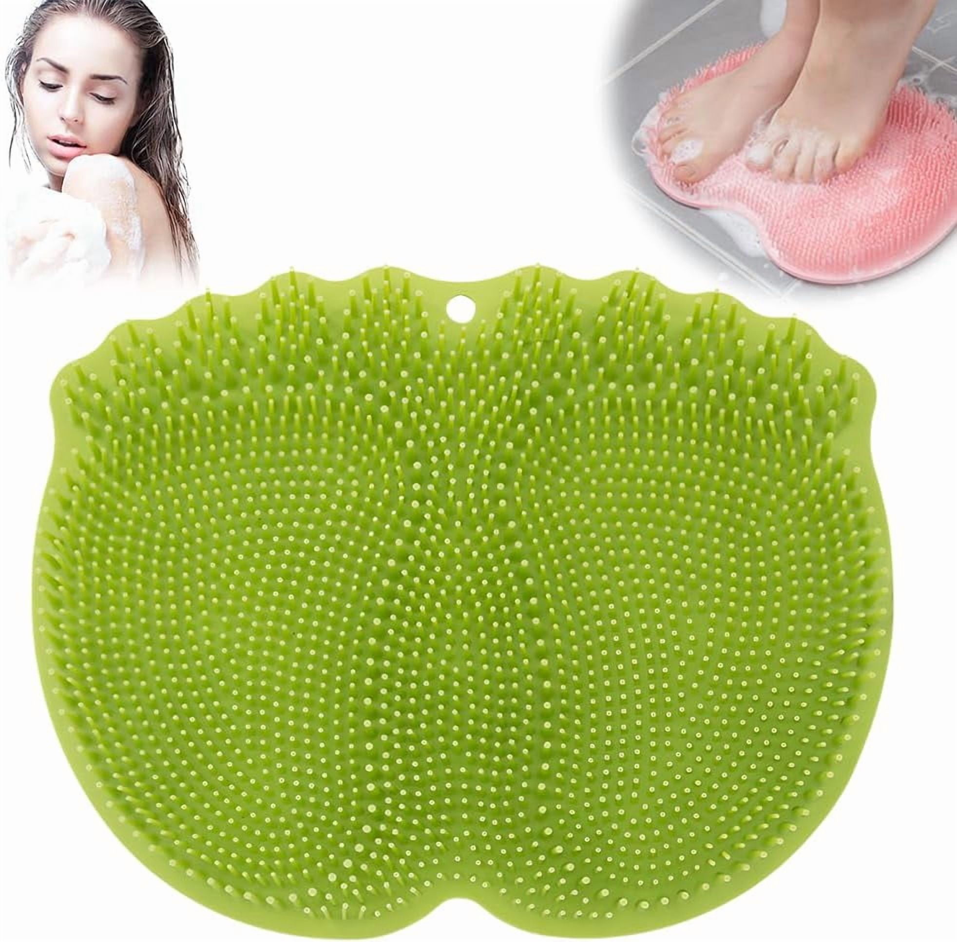 ABPETE foot scrubber,Shower Foot and Back Scrubber, Mat Back Washer ...
