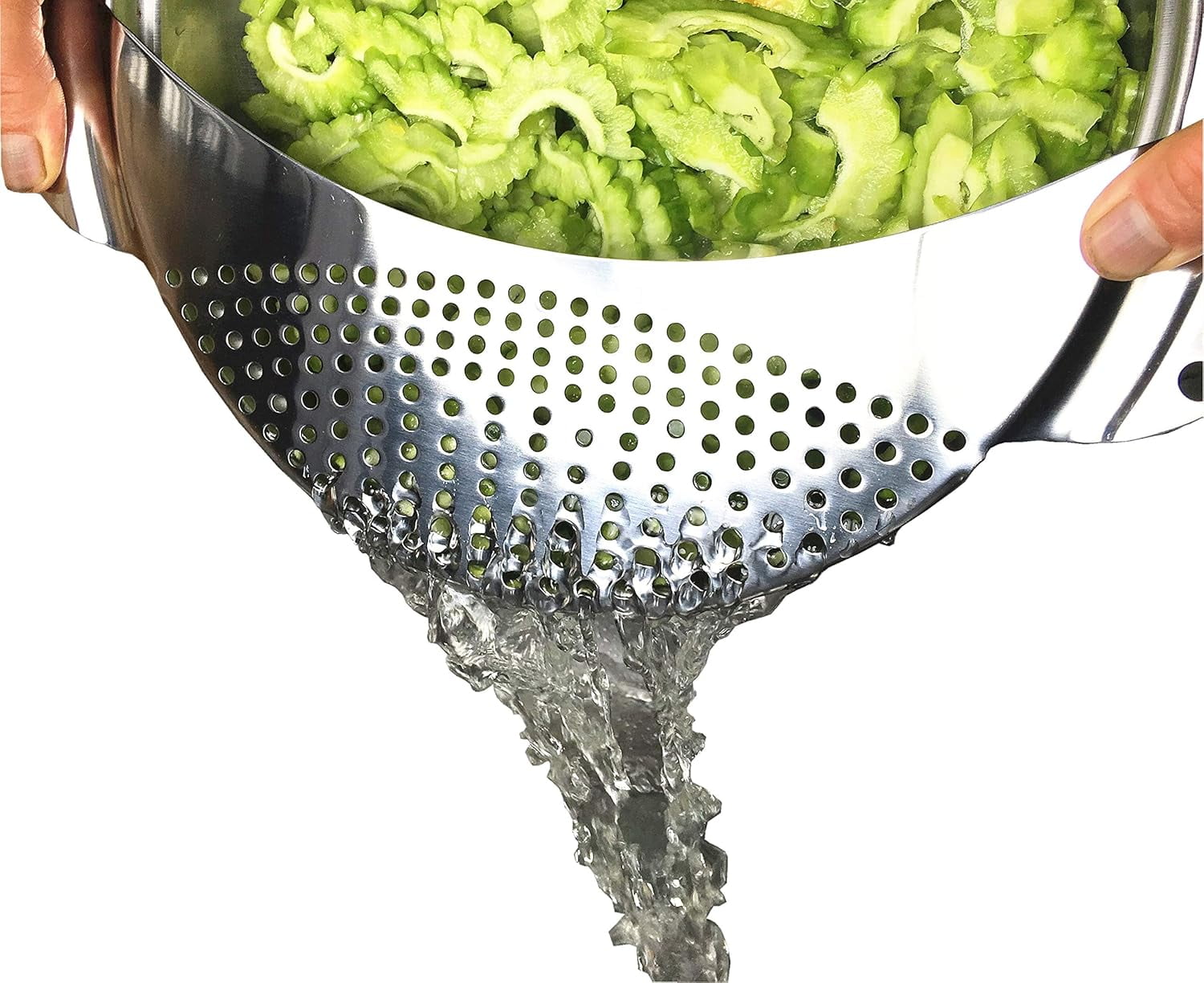 ABPETE pasta drainer,Stainless Stainless Spaghetti Pot Strainer Food ...