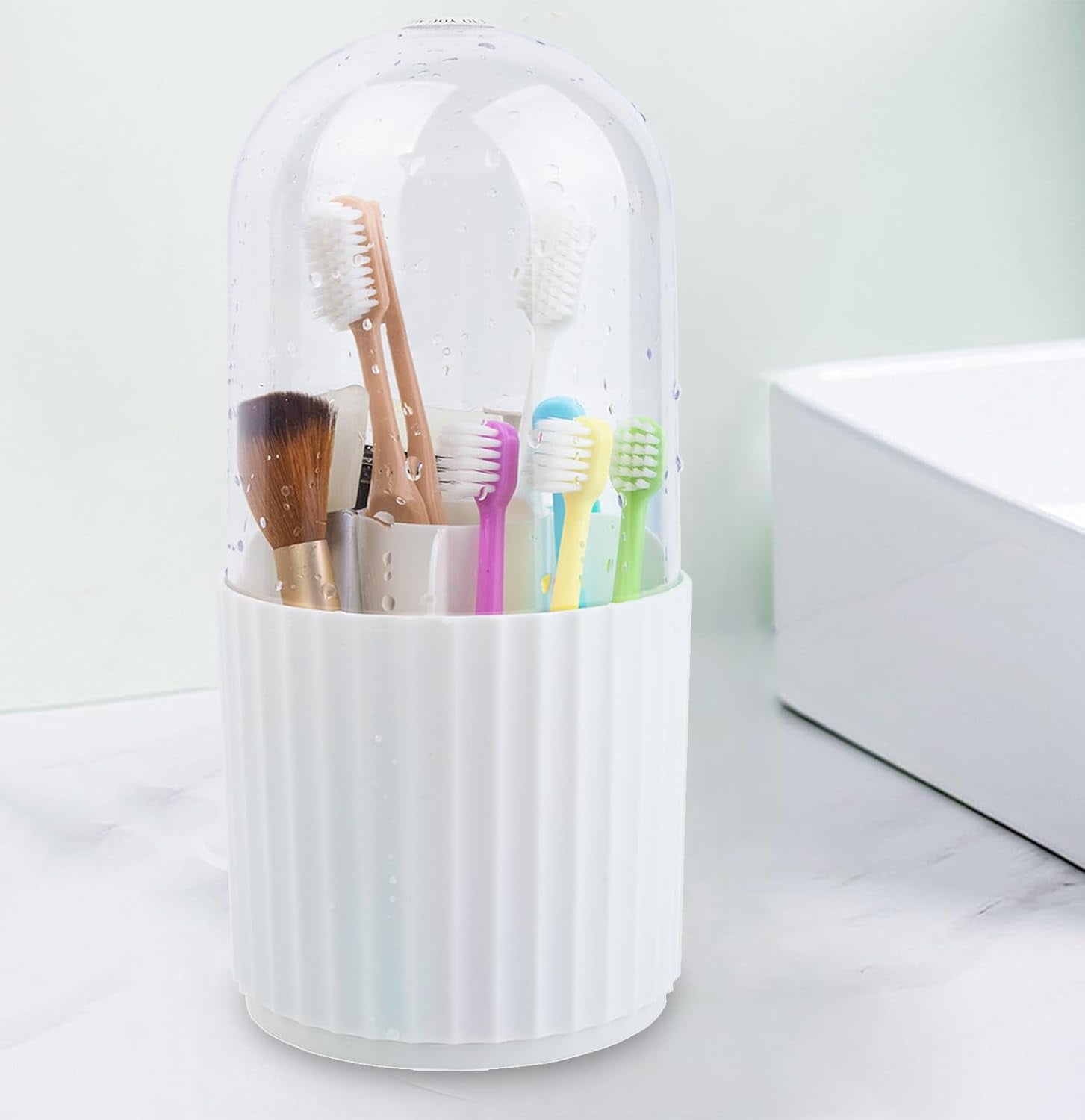 ABPETE toothbrush holders with cover,Toothbrushes and Toothpaste ...