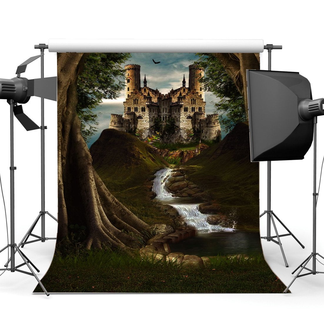 ABPHOTO 5x7ft Photography Backdrop Castle Dreamy World Fairy Tale ...