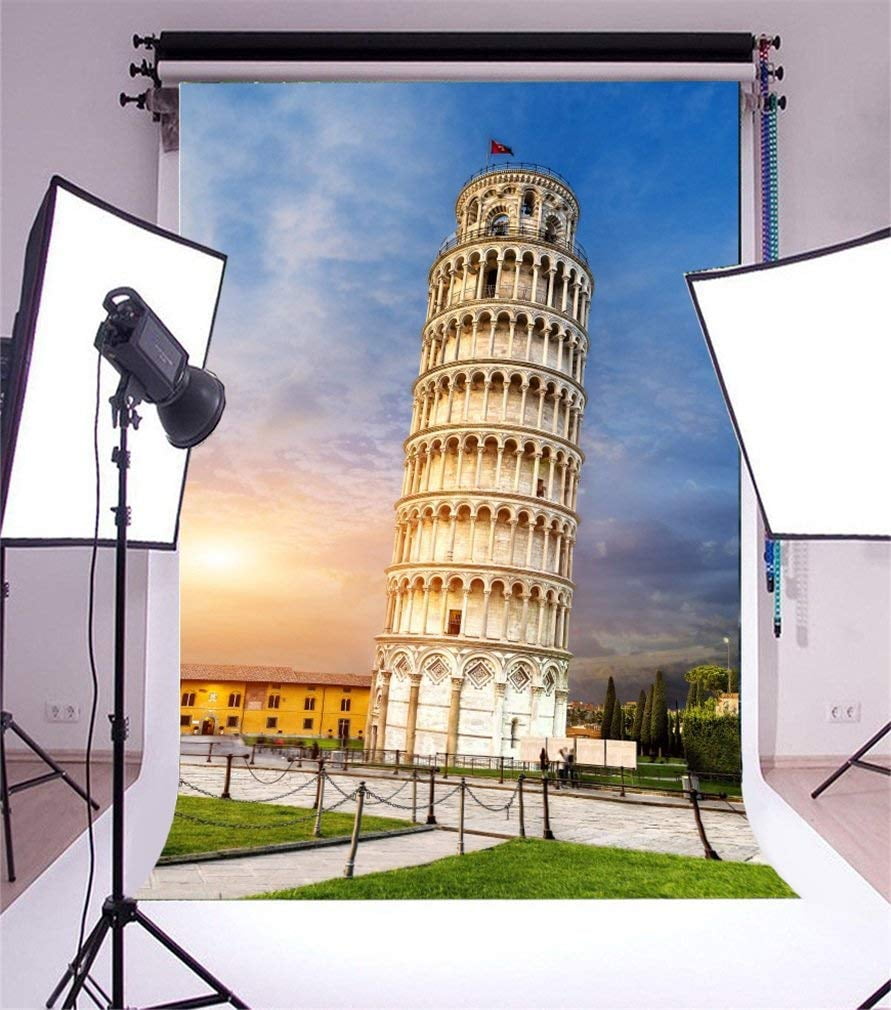 ABPHOTO 5x7ft Photography Backdrop European Architecture Scenic Spot ...