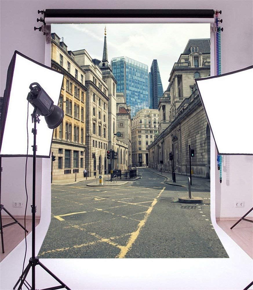 ABPHOTO 5x7ft Photography Backdrop London Street Cityscape European ...