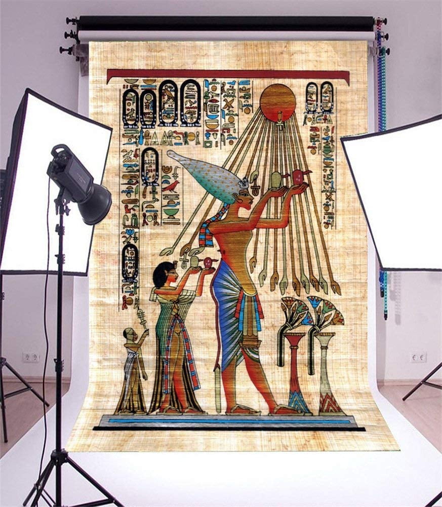 ABPHOTO 5x7ft Photography Backdrop Wall Painting Tomb Ancient Egyptian ...