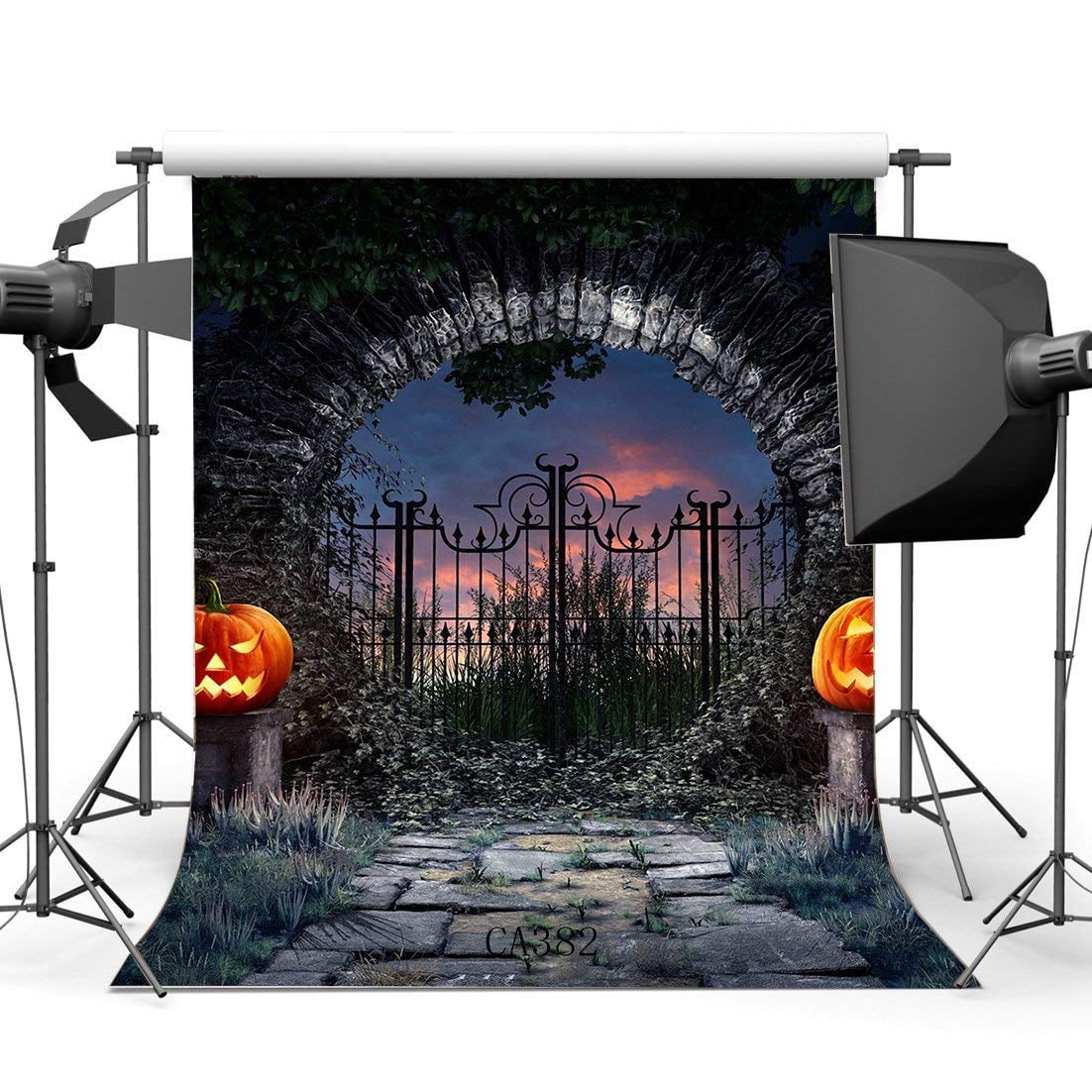 ABPHOTO 5x7ft Photography Backdrops Halloween Horror Night Mysterious ...