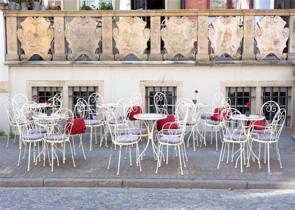 ABPHOTO 7x5ft Outdoor Coffee Shop Backdrop New York City Street Corner ...