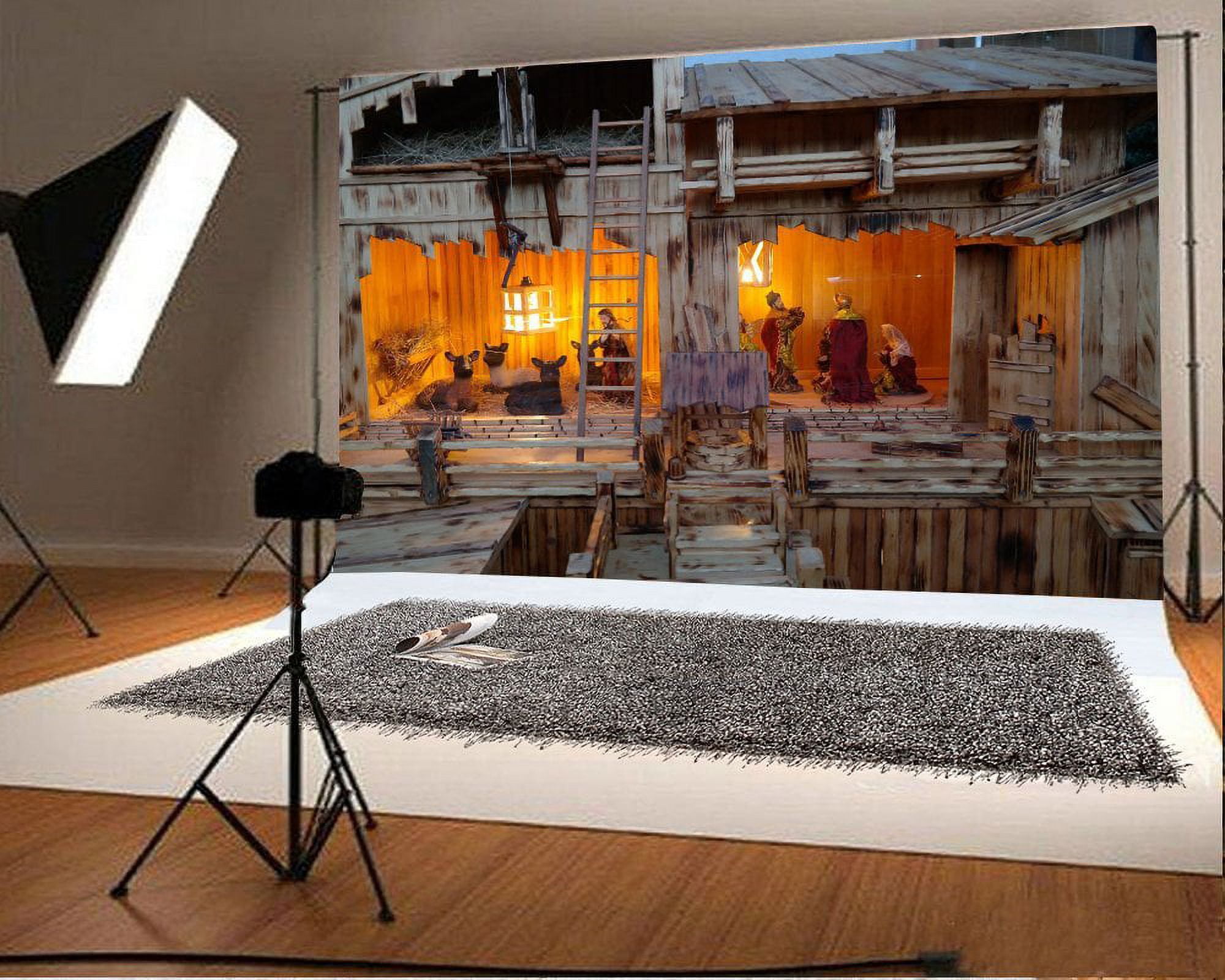 ABPHOTO 7x5ft Photography Backdrop Cartoon Figure Clay Sculpture ...