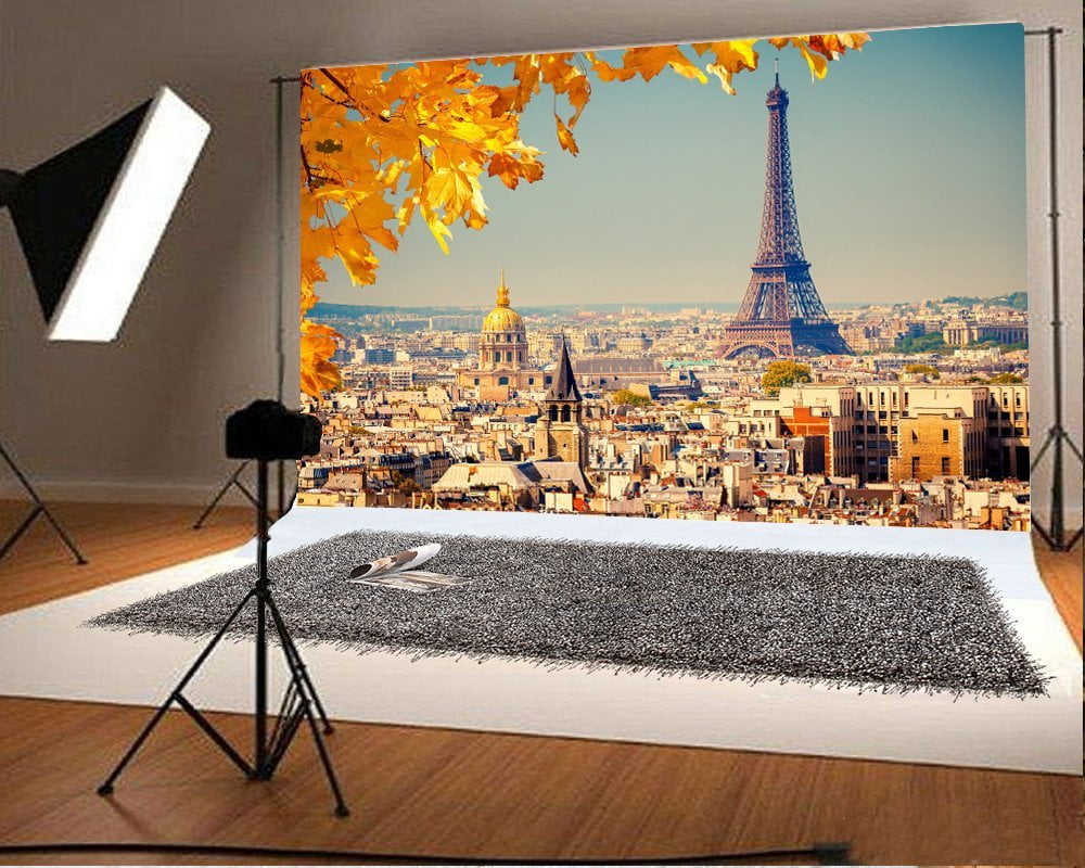 ABPHOTO 7x5ft Photography Backdrop Eiffel Tower France Paris Modern ...