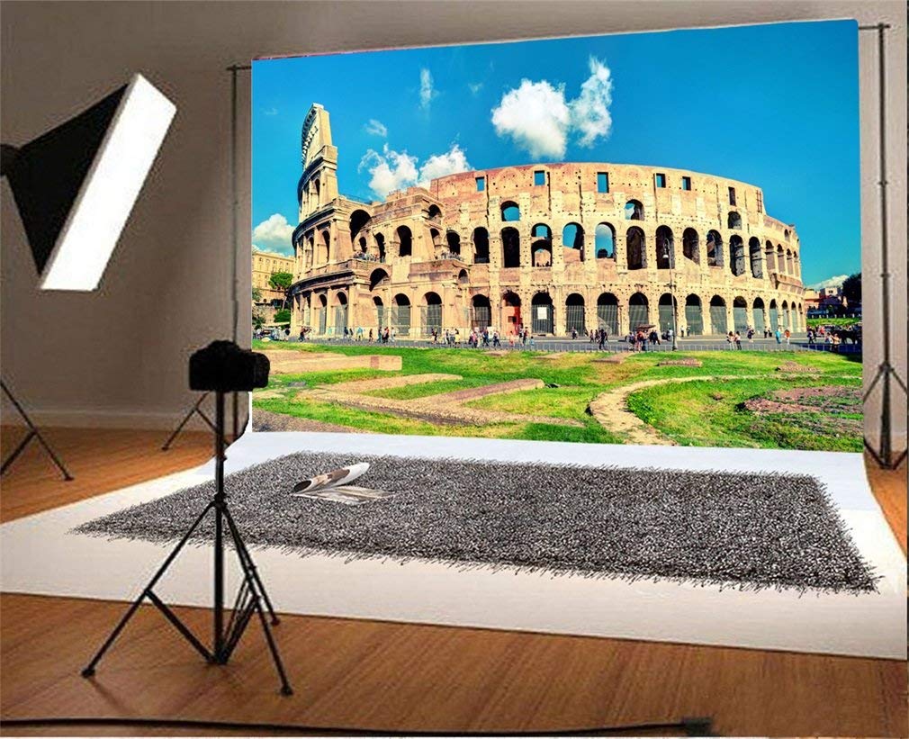 ABPHOTO 7x5ft Photography Backdrop European Architecture Ancient Roman ...